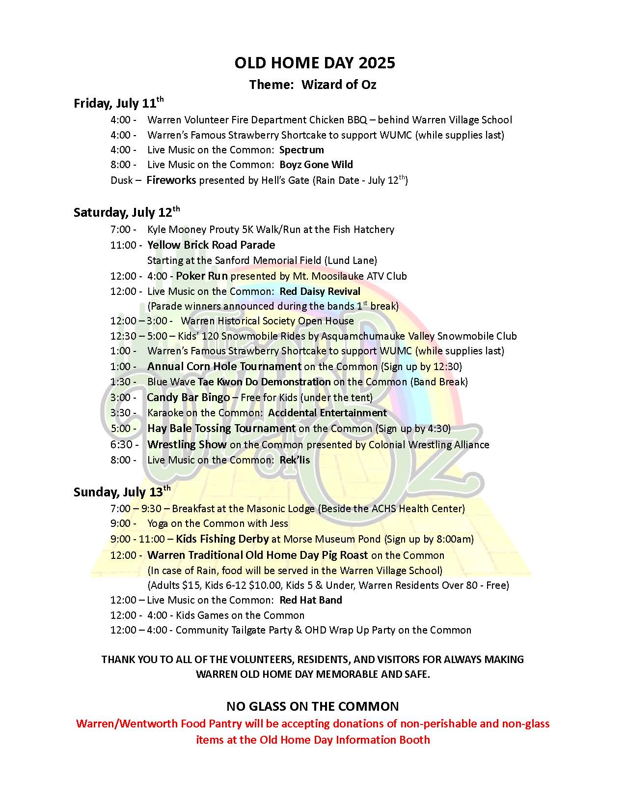Official Website of the Town of Warren New Hampshire - Hot Off the ...