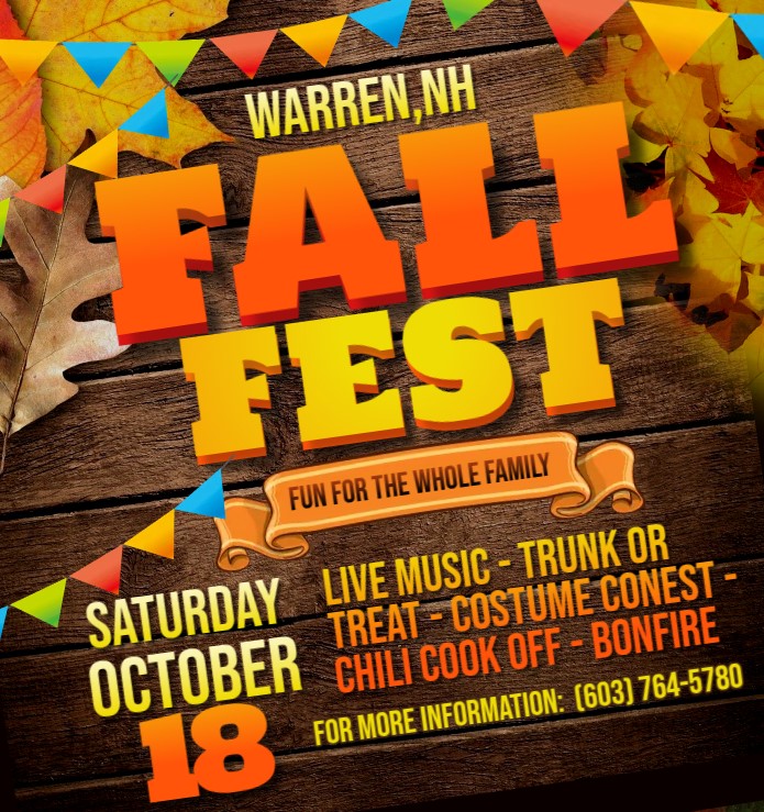 Official Website of the Town of Warren New Hampshire - Save the Date ...